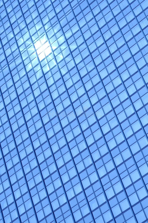 Modern Building and Sun Reflection Stock Image - Image of detail ...