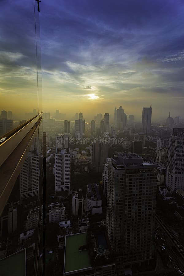 Modern Building Sunset stock photo. Image of golden, city - 26916580