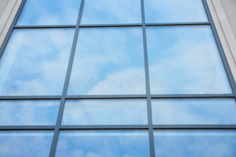 Modern Building with Tinted Windows. Urban Architecture Stock Image ...