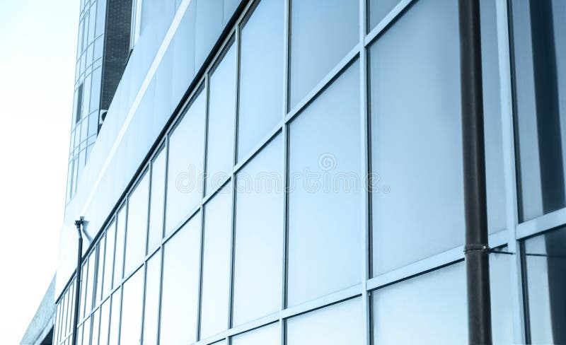 Modern Building with Windows. Urban Architecture Stock Photo - Image of ...
