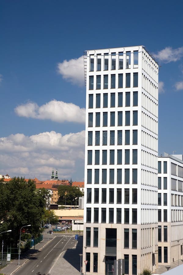 Modern building in town stock photo. Image of bright - 10487200