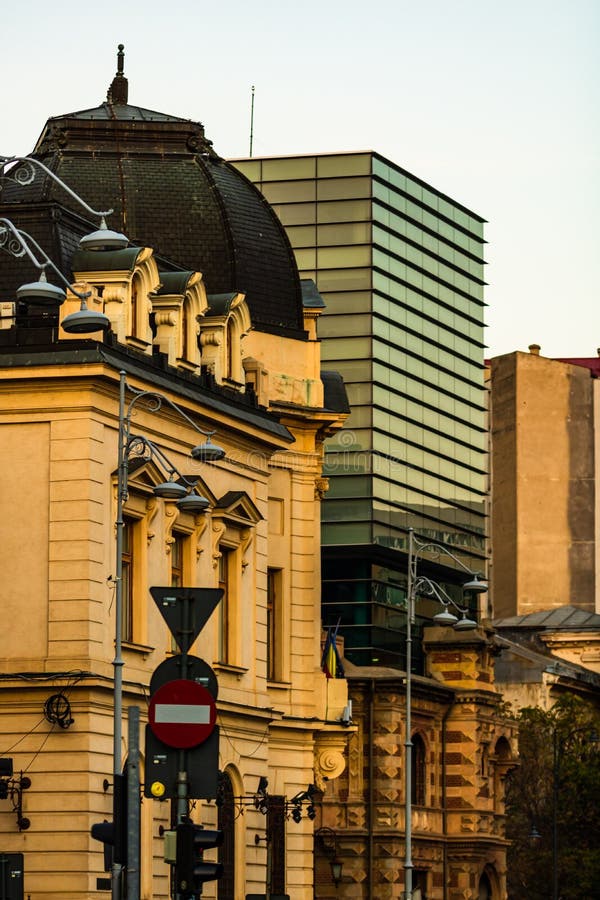 The Modern Building of the Union of Romanian Architects in Downtown ...