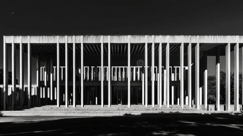 A Modern Building with a Unique Design. Stock Photo - Image of pattern ...