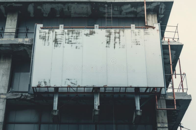A Modern Building with a Visible Sign on Its Side Stock Image - Image ...