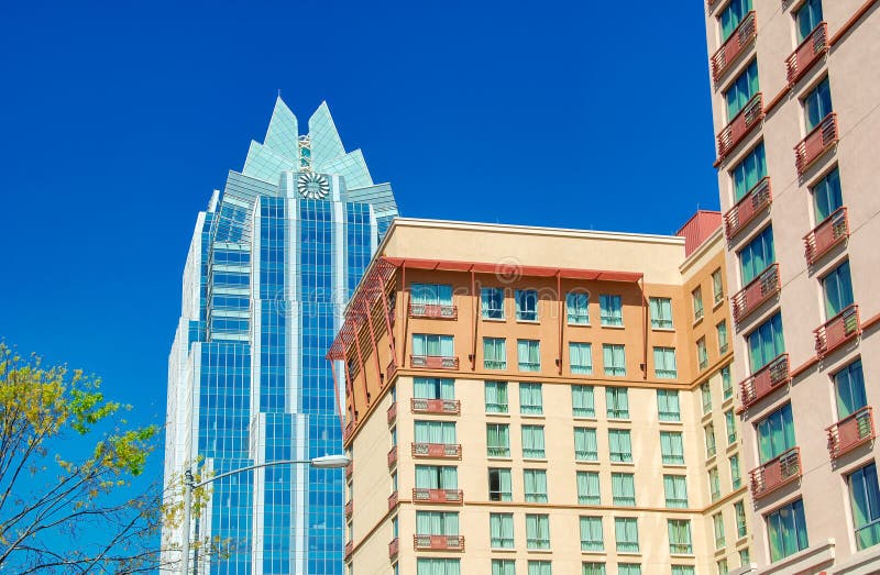Modern Buildings of Austin, Texas Editorial Photography - Image of road ...