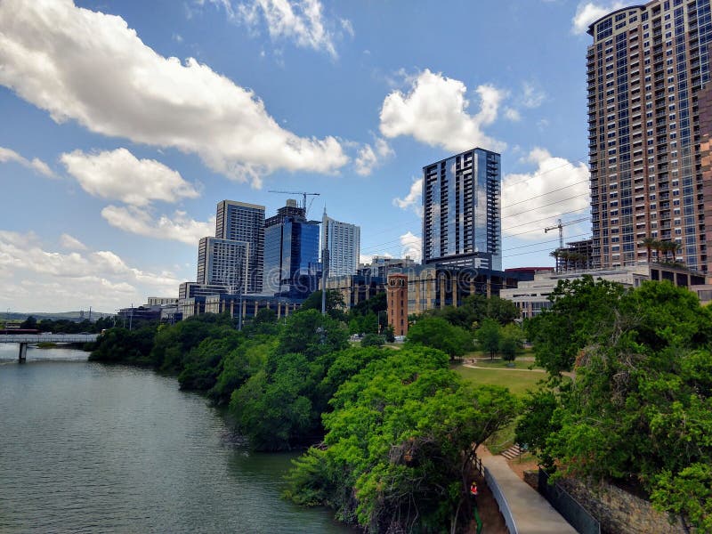 Downtown Austin Texas editorial stock image. Image of austin - 117536894