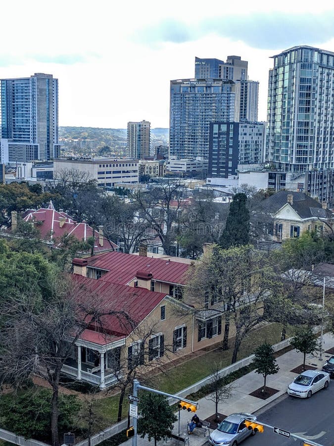 Modern Buildings in Downtown Austin Texas on a Nice Beautiful Day ...