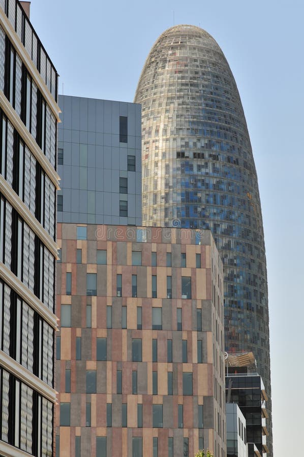 Modern Buildings - Barcelona Stock Photo - Image of tower, architecture ...