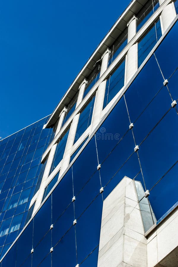 Modern Buildings on the Blue Sky Background Stock Image - Image of ...