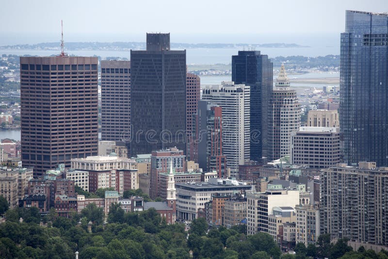 Modern Buildings in City Boston Mass Editorial Stock Photo - Image of ...