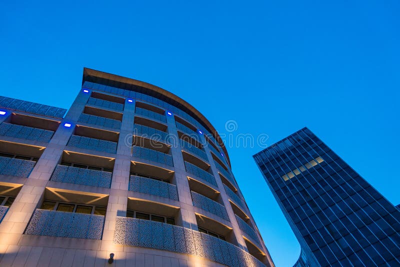 Modern Buildings in the City Brussels, Belgium Stock Photo - Image of ...
