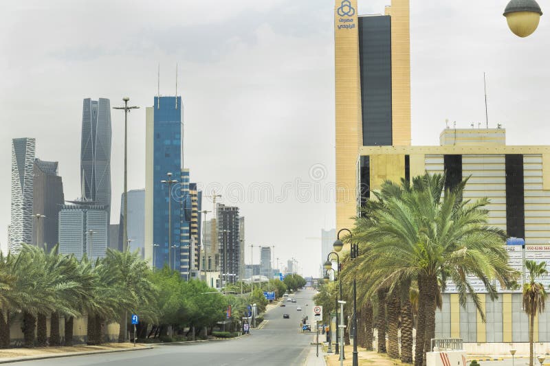 Modern Buildings in the City Center of Riyadh, Saudi Arabia Editorial ...