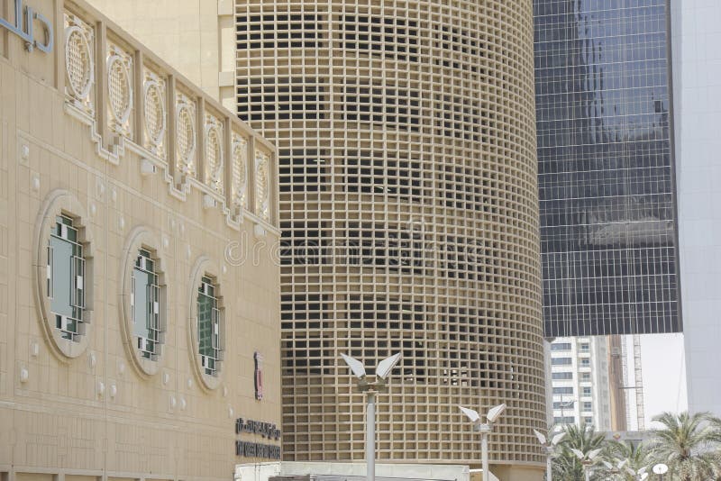 Modern buildings in Doha editorial stock photo. Image of architecture ...