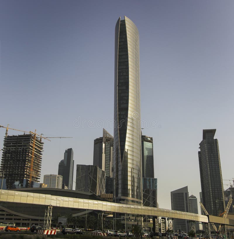 Modern buildings in Doha editorial stock image. Image of muslim - 95030449