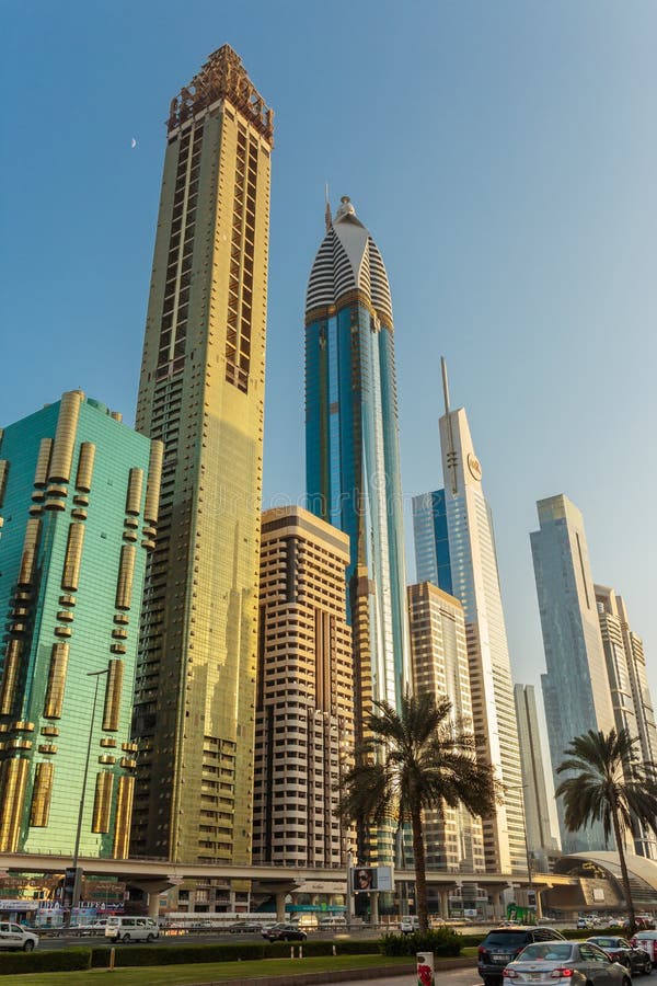 Modern Buildings in Dubai Marina Editorial Photography - Image of high ...