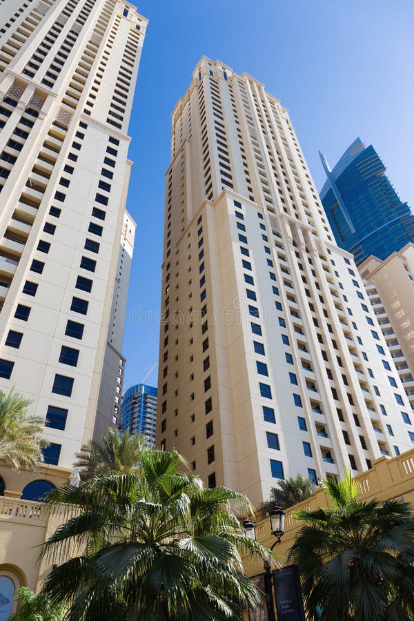 Modern buildings in Dubai editorial stock photo. Image of building ...
