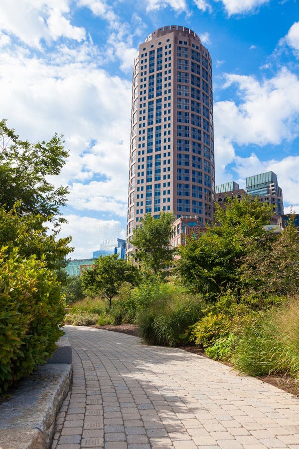 Modern Buildings in the Financial District of Boston - USA Stock Image ...