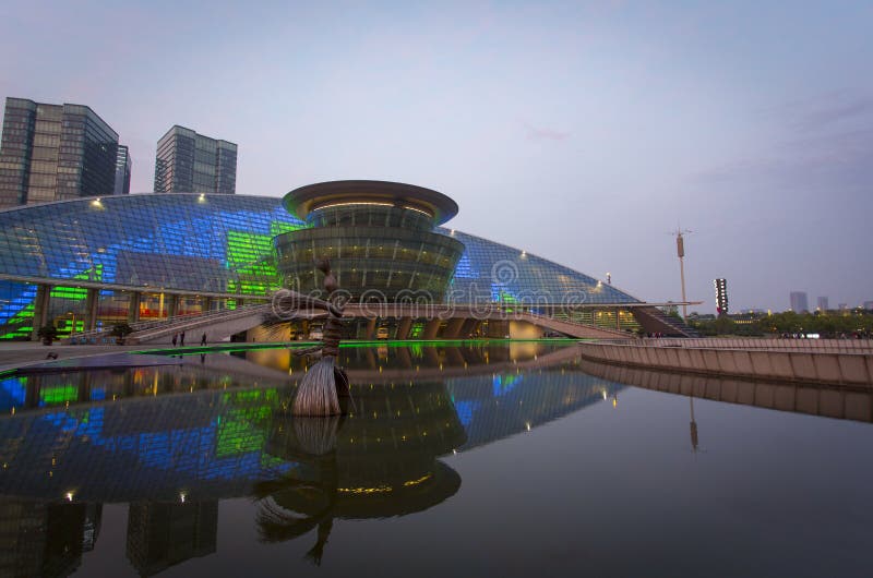 Modern Buildings in Hangzhou Editorial Photo - Image of orient ...