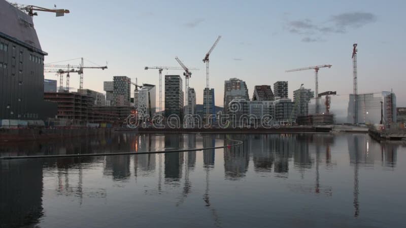 Modern Buildings Known As Barcode Project Under Construction Stock ...