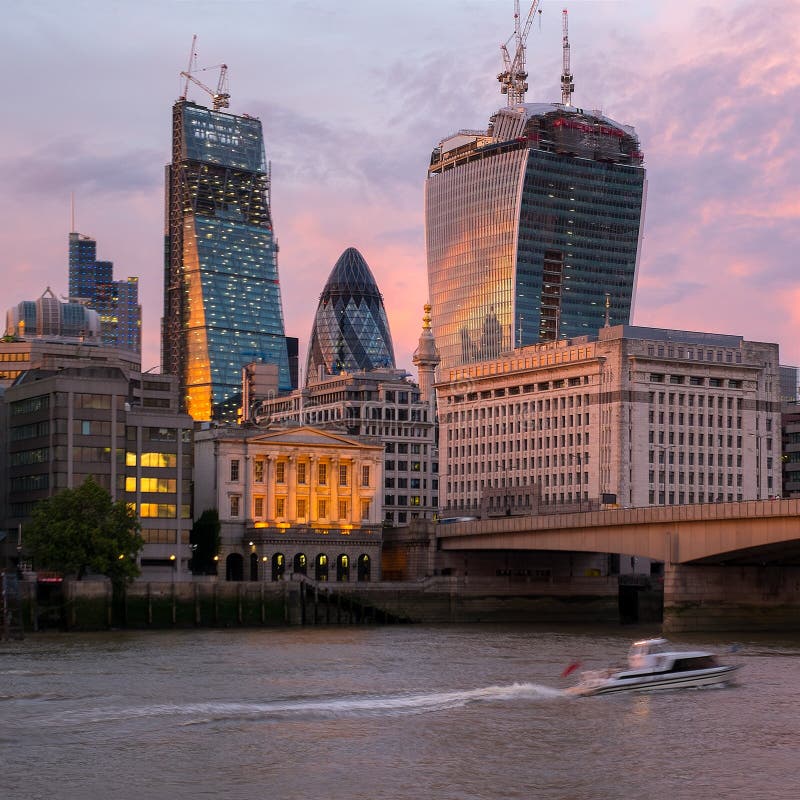 Modern buildings in London stock photo. Image of money - 37776328