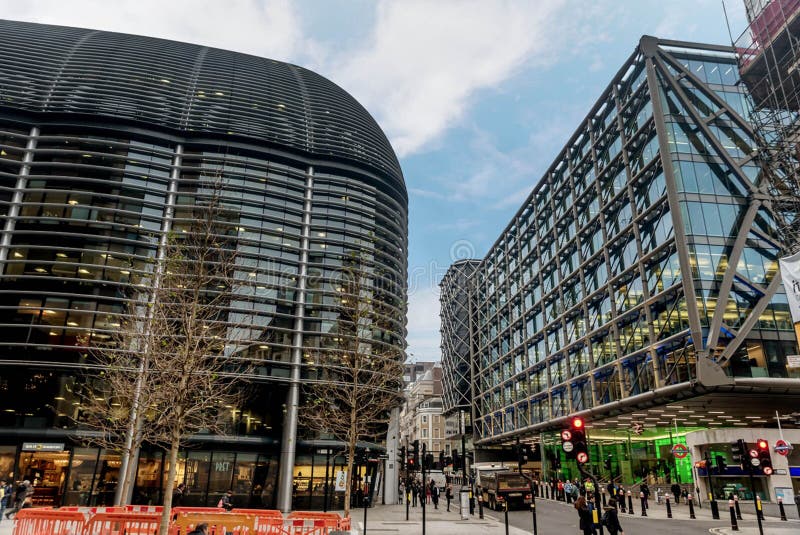 Modern Buildings in London, UK Editorial Stock Photo - Image of ...