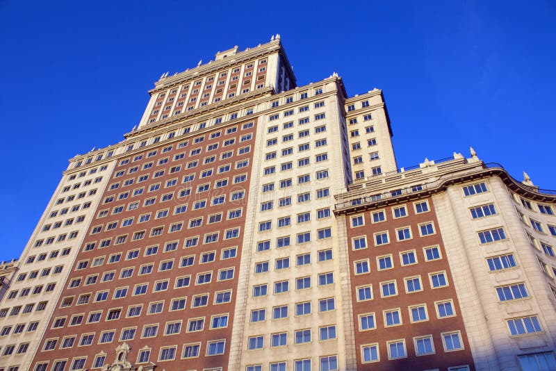 Modern Buildings in Madrid, Spain Stock Photo - Image of night, office ...