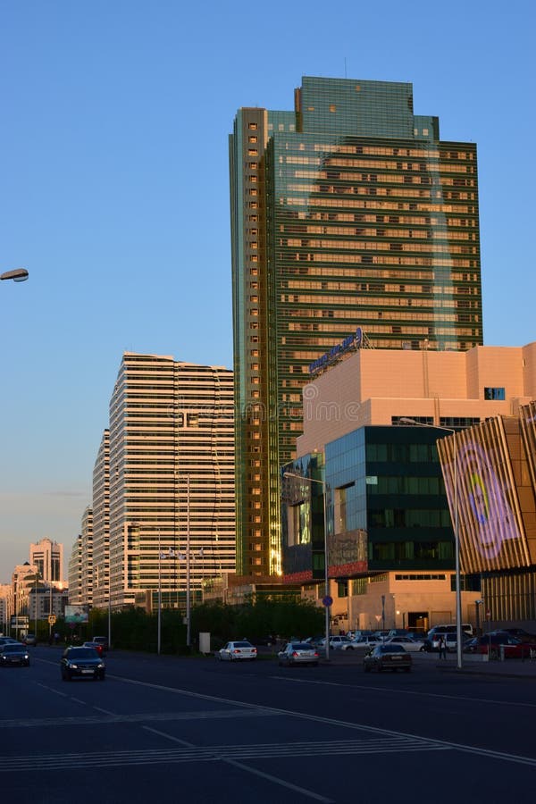 Modern Buildings of Original Form in Astana Editorial Stock Image ...
