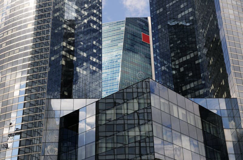 Modern Buildings Paris 2 stock image. Image of europe - 18204033