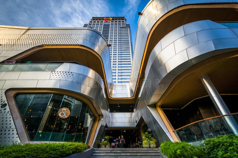 Modern Buildings at Siam, in Bangkok, Thailand. Editorial Stock Photo ...