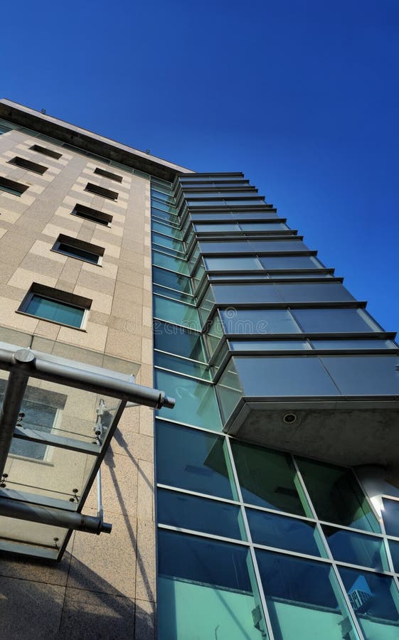 Modern Buildings on the Streets of Bucharest Stock Photo - Image of ...