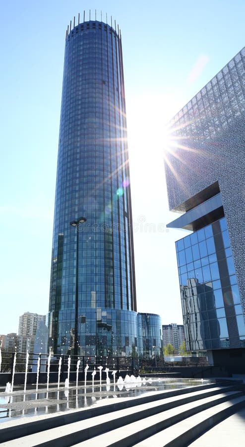 Modern Buildings Under the Blue Sky Stock Image - Image of city ...