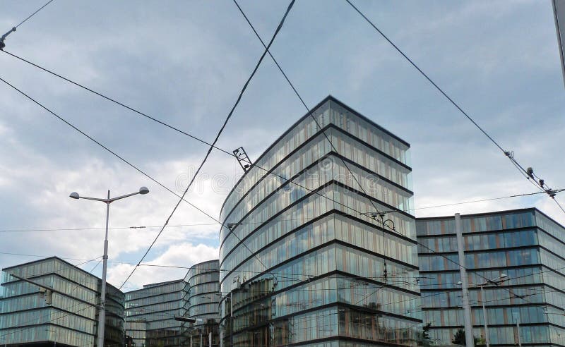 Modern Buildings, Vienna Austria Editorial Photo - Image of glass ...
