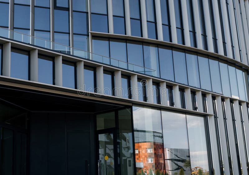 Modern bulding background stock image. Image of city - 281631887