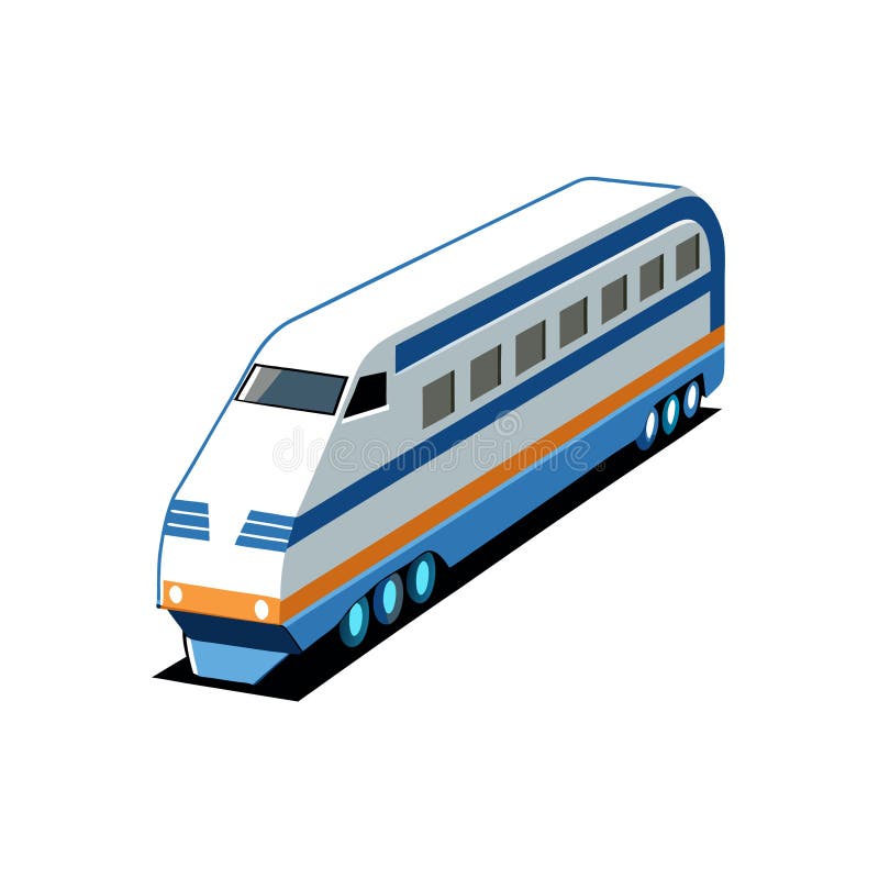 Modern Bullet Train Travel through Metro City Background Stock ...