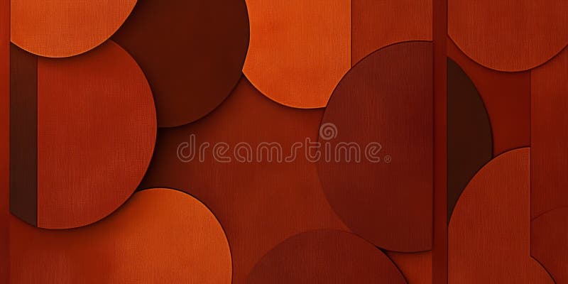 A Modern Burnt Orange Abstract Background with Layered Geometric Shapes ...