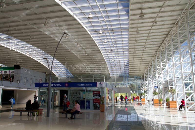 Ticket Offices in Quitumbe Bus Terminal in Quito, Ecuador Editorial ...