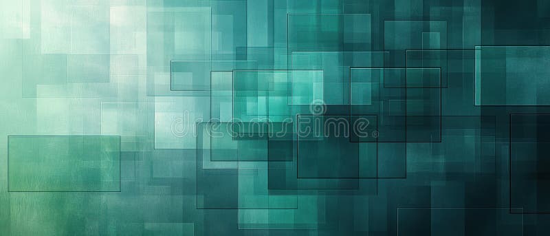 Modern Business Background with Layered Translucent Rectangles in Green ...