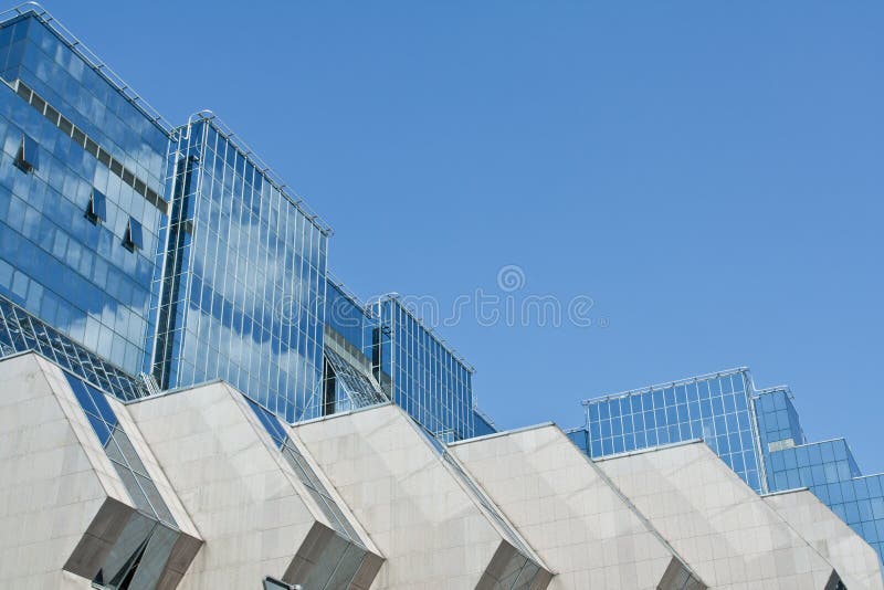 Modern business building stock image. Image of work, reflect - 20313975