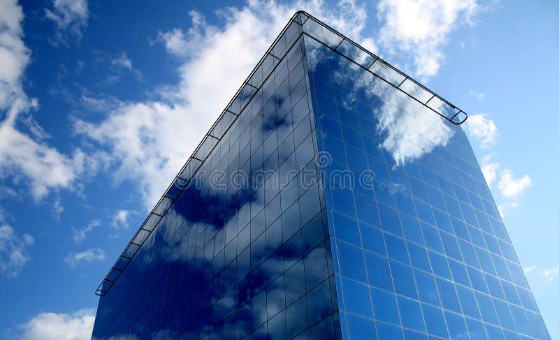 Modern business building stock image. Image of vitreous - 6280861