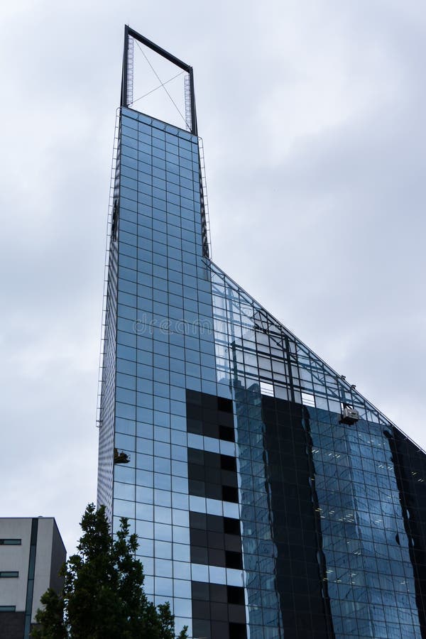 Modern Business Building in Tallinn. Skyscraper in City Stock Photo ...