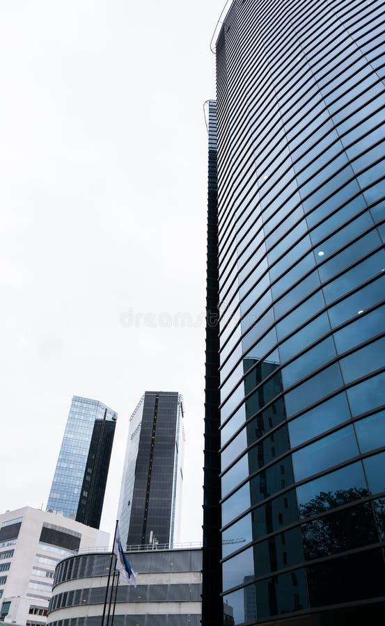 Modern Business Building in Tallinn. Skyscraper in City Editorial Photo ...