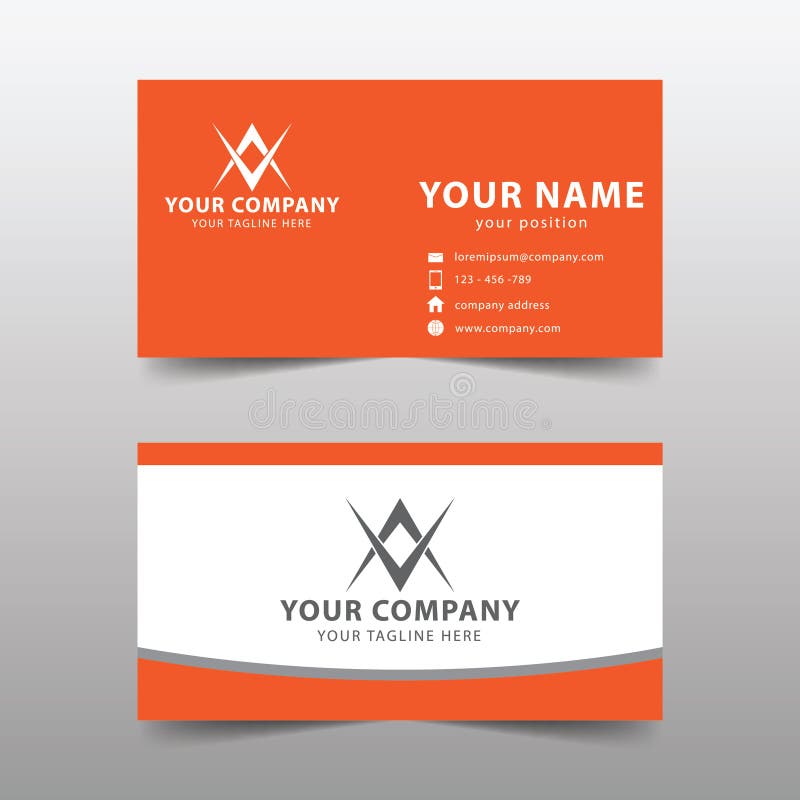 Modern Business Card Template, Modern Simple Business Card Set Stock ...