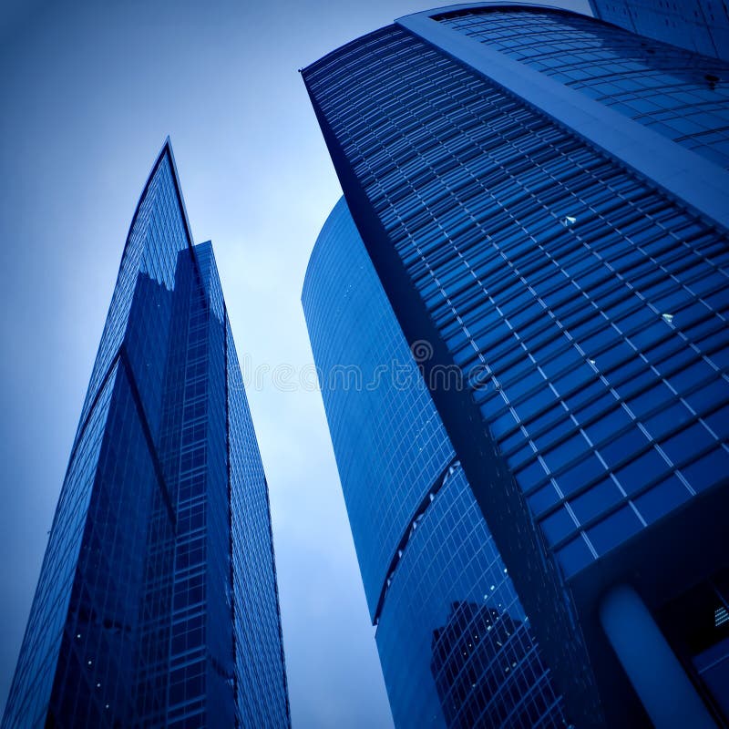 Modern business center stock photo. Image of futuristic - 13561698