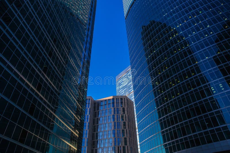 Modern business center stock image. Image of perspective - 139021087