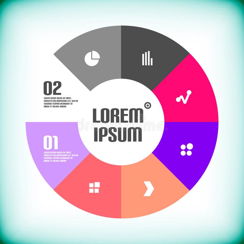 Modern Business Chart Banner Template Stock Vector - Illustration of ...