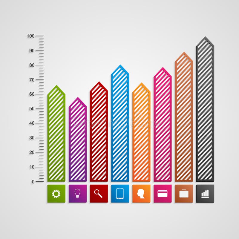 Modern Business Charts and Graphs Options Banner for Infographics or ...
