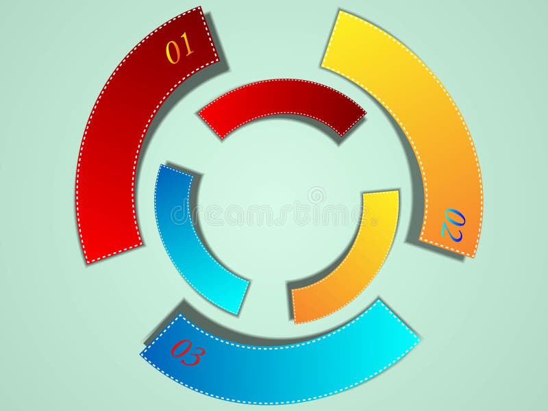 Modern business circle stock vector. Illustration of graphic - 32285451