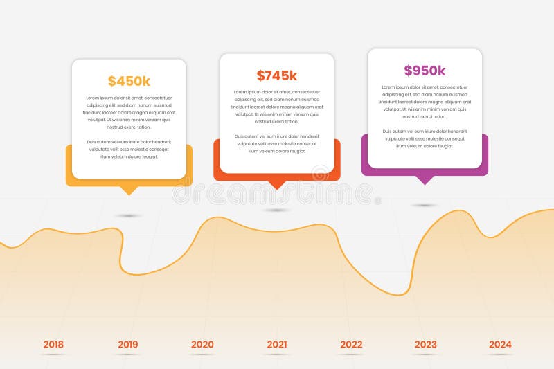 Modern Business Data Presentation Infographic Template with Graph for ...