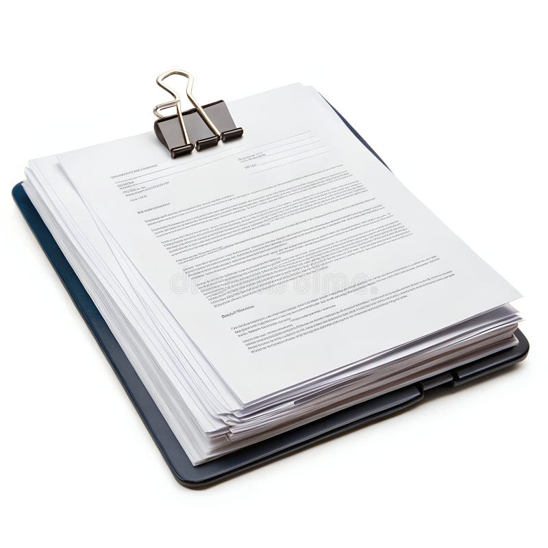 Modern Business Document Icon Isolated on White Background Stock ...