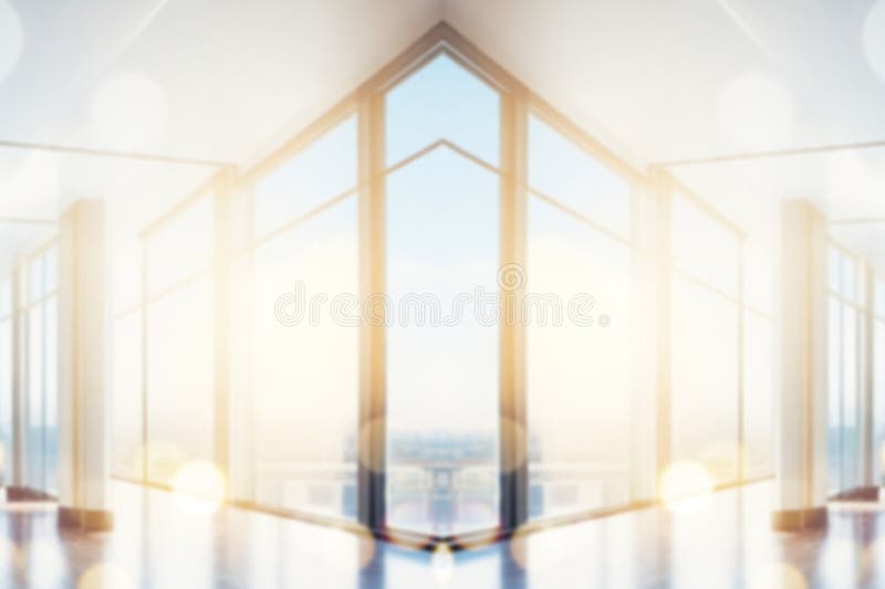 Modern Business Grey Blurred or Defocus Glass Wall from Building ...